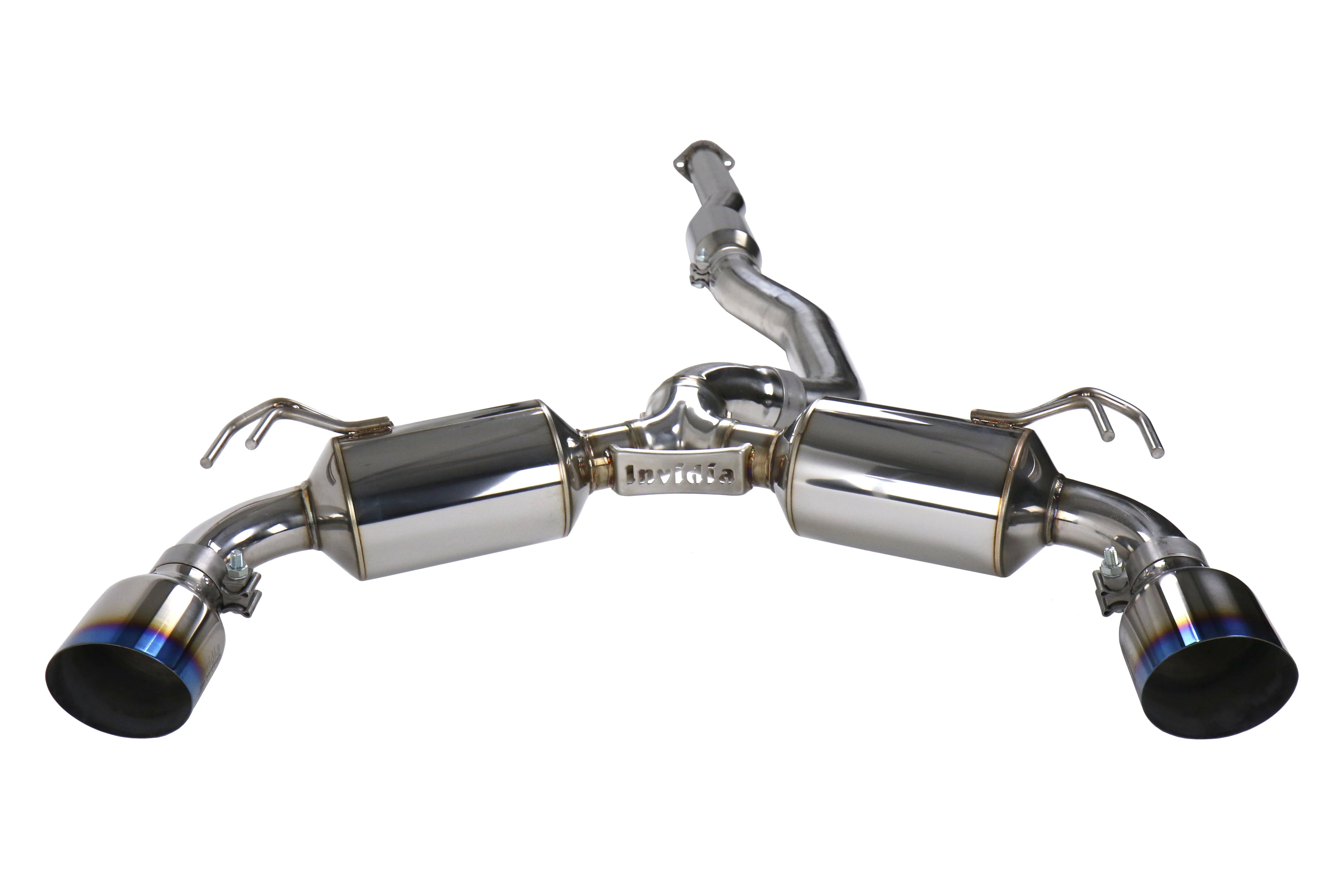 Invidia Dual N1 Cat Back Exhaust - Mitsubishi Evo X CZ4A HS09MEXGD1ST ...